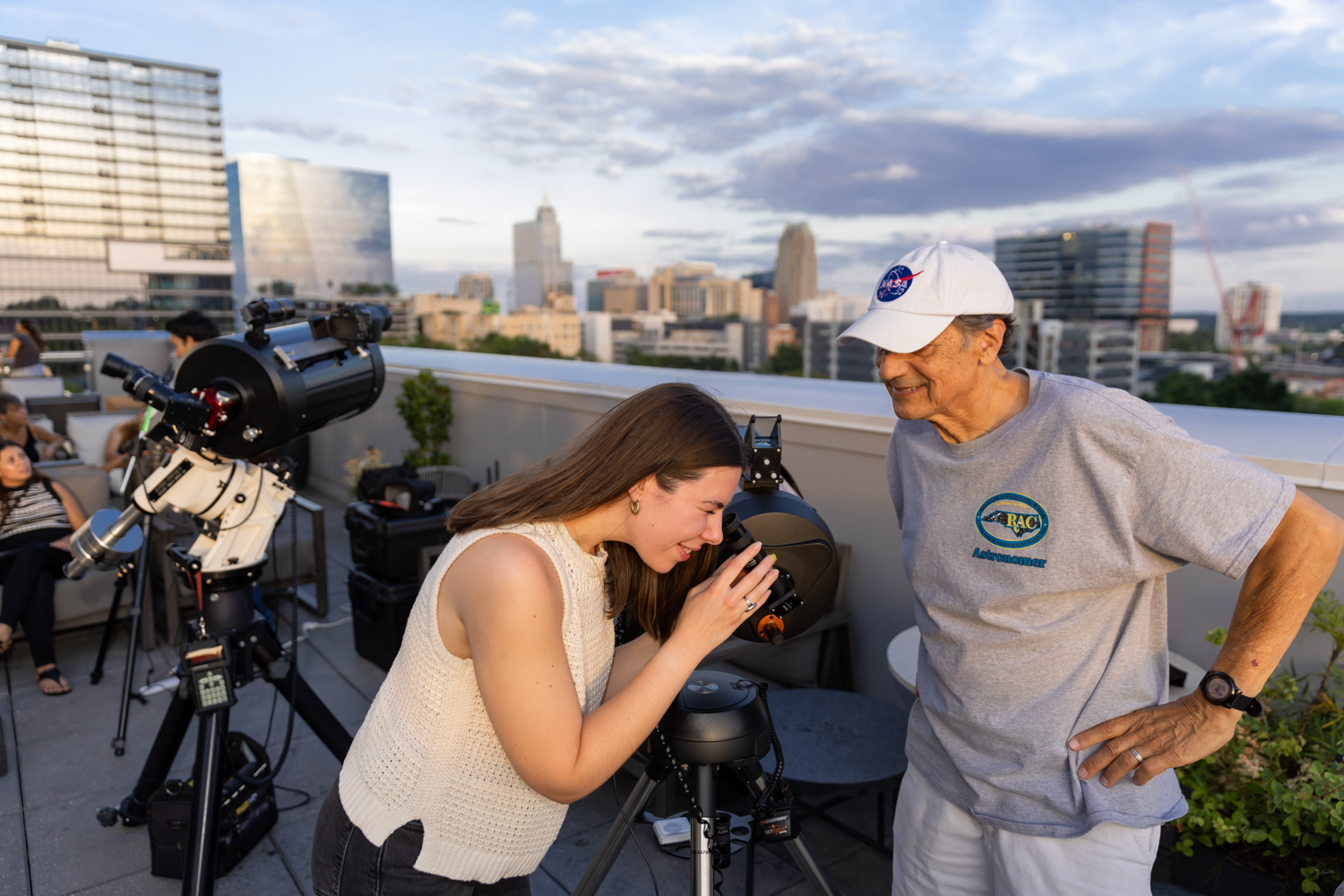 Stargazing at The Willard Rooftop | Downtown Raleigh Astronomy Event